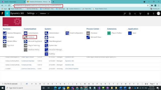 Back to Basics # 6: How to Move CRM Customizations in the form of solutions between Dynamics 365 ...