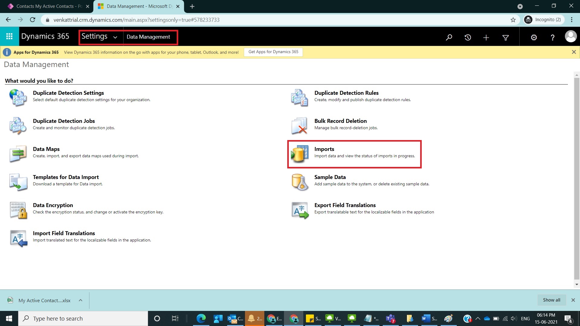 Back to Basics # 7: Simple Data Import of Contacts in Dynamics 365 CRM ...