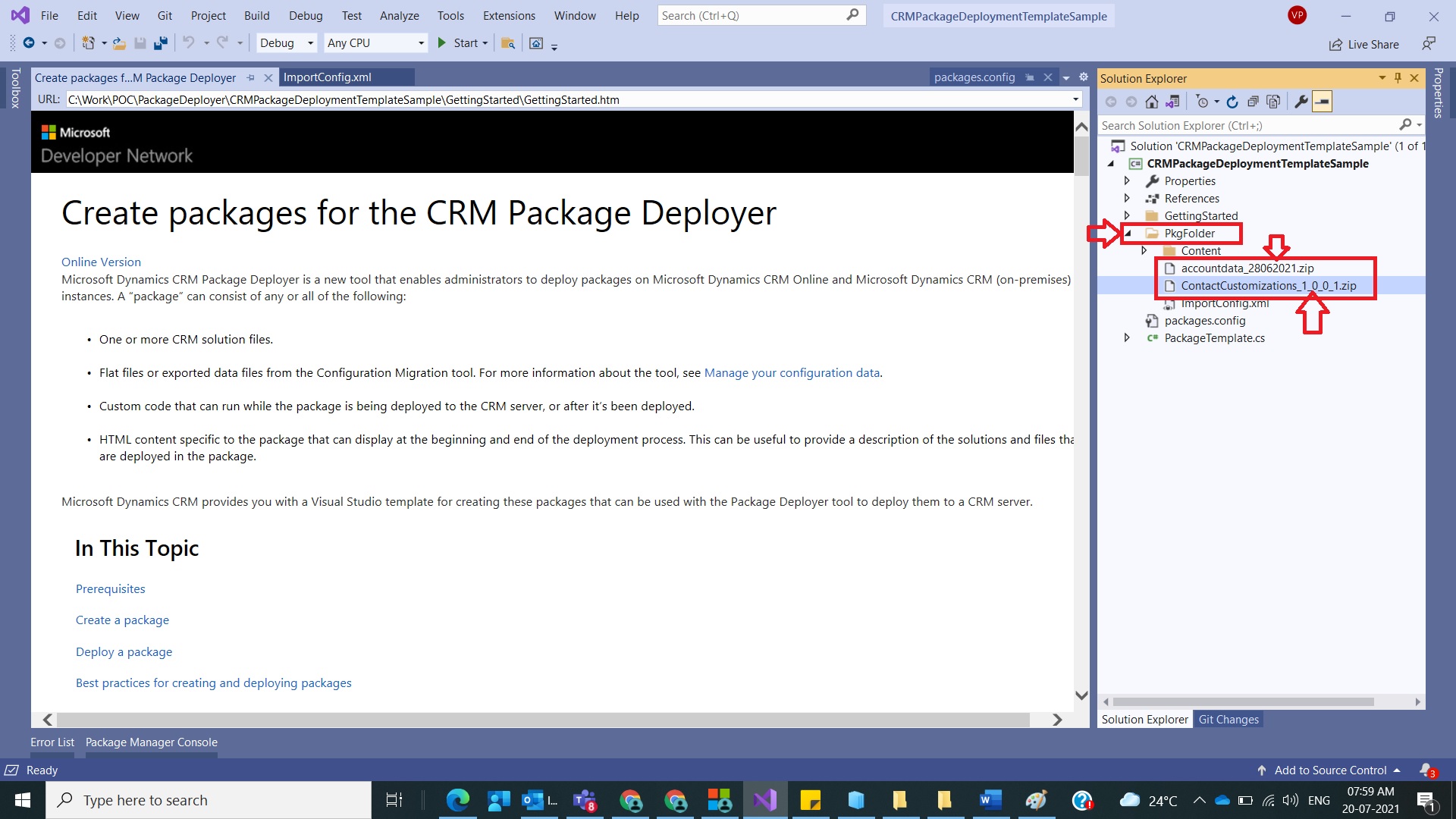 Back to Basics # 12: Deploy Packages using Package Deployer Tool in ...