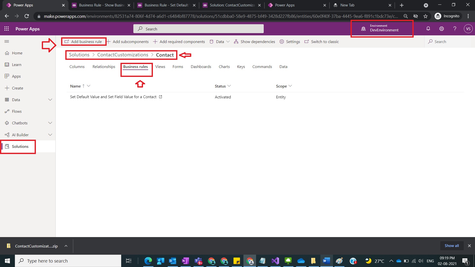 Back to Basics # 16: Business Rules with Actions Recommendations ...