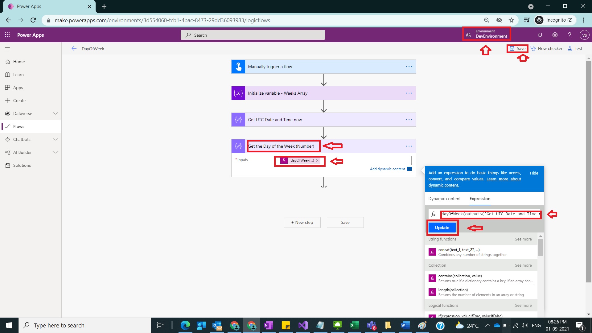 Power Automate Fundamentals # 12: Usage of DayofWeek in Power Automate ...