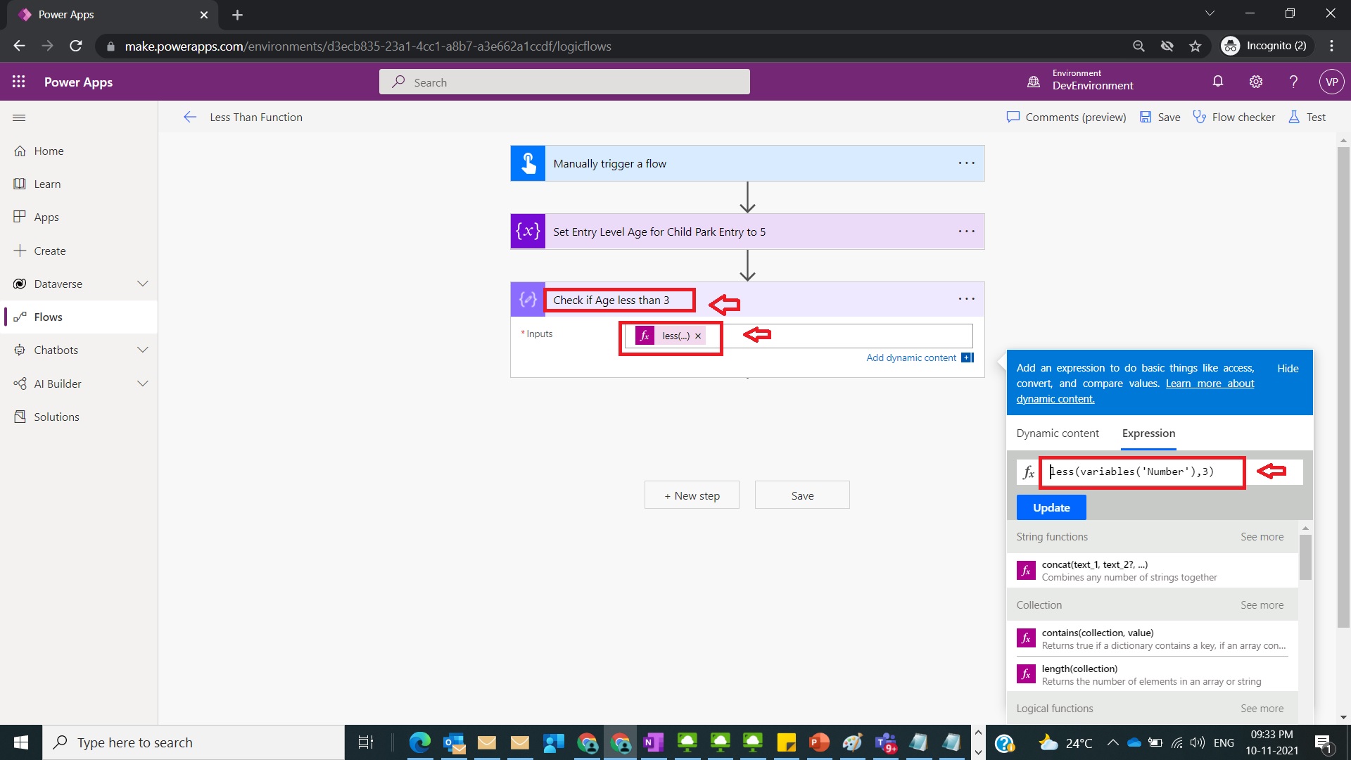 Power Automate Fundamentals # 30: Usage of Less Than Function in Power ...