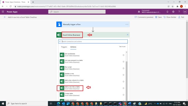 Power Automate Fundamentals # 36: Add A row into an Excel Table ...