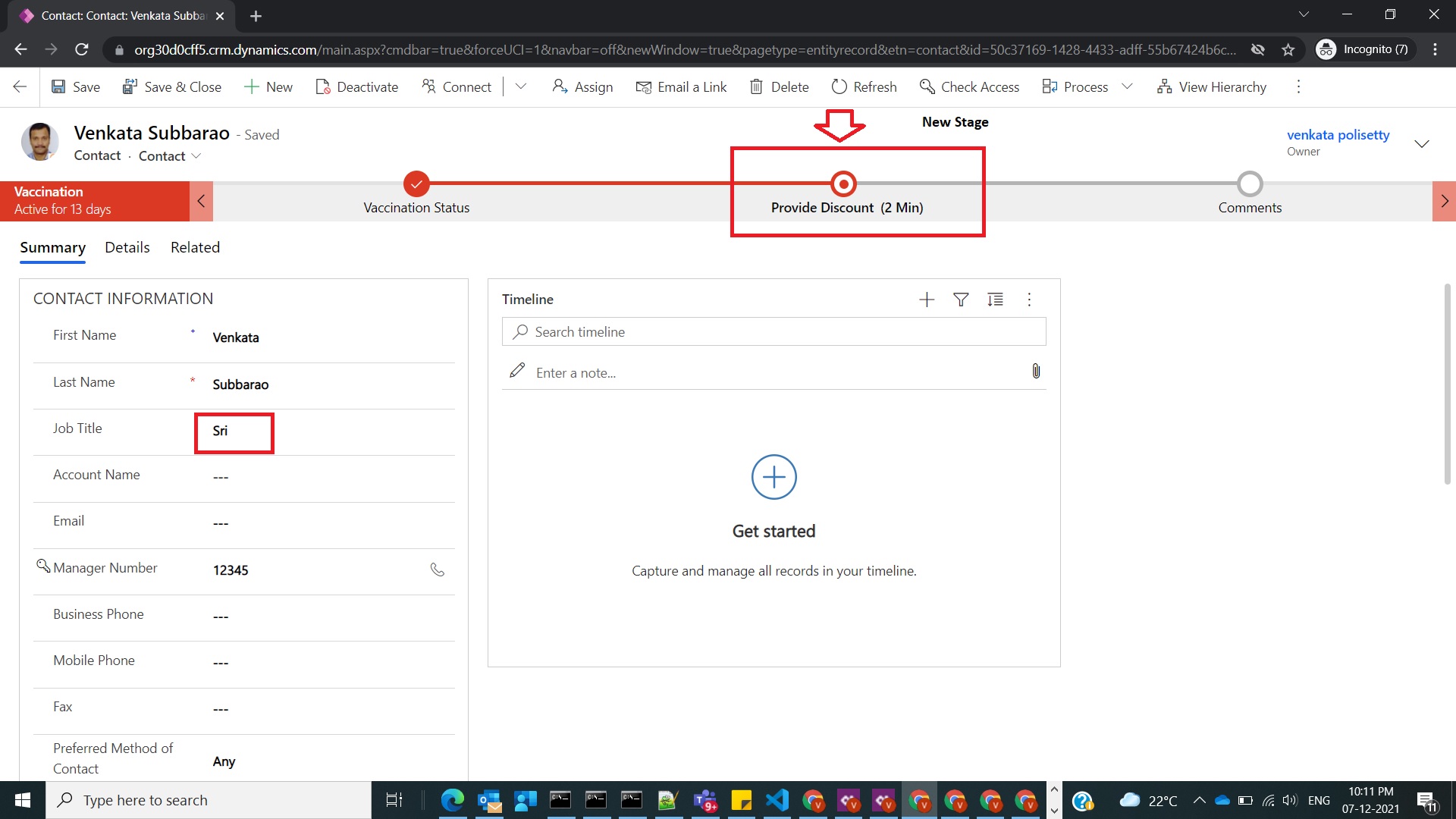 Back to Basics # 32: Move to Next Stage using JavaScript in BPF ...