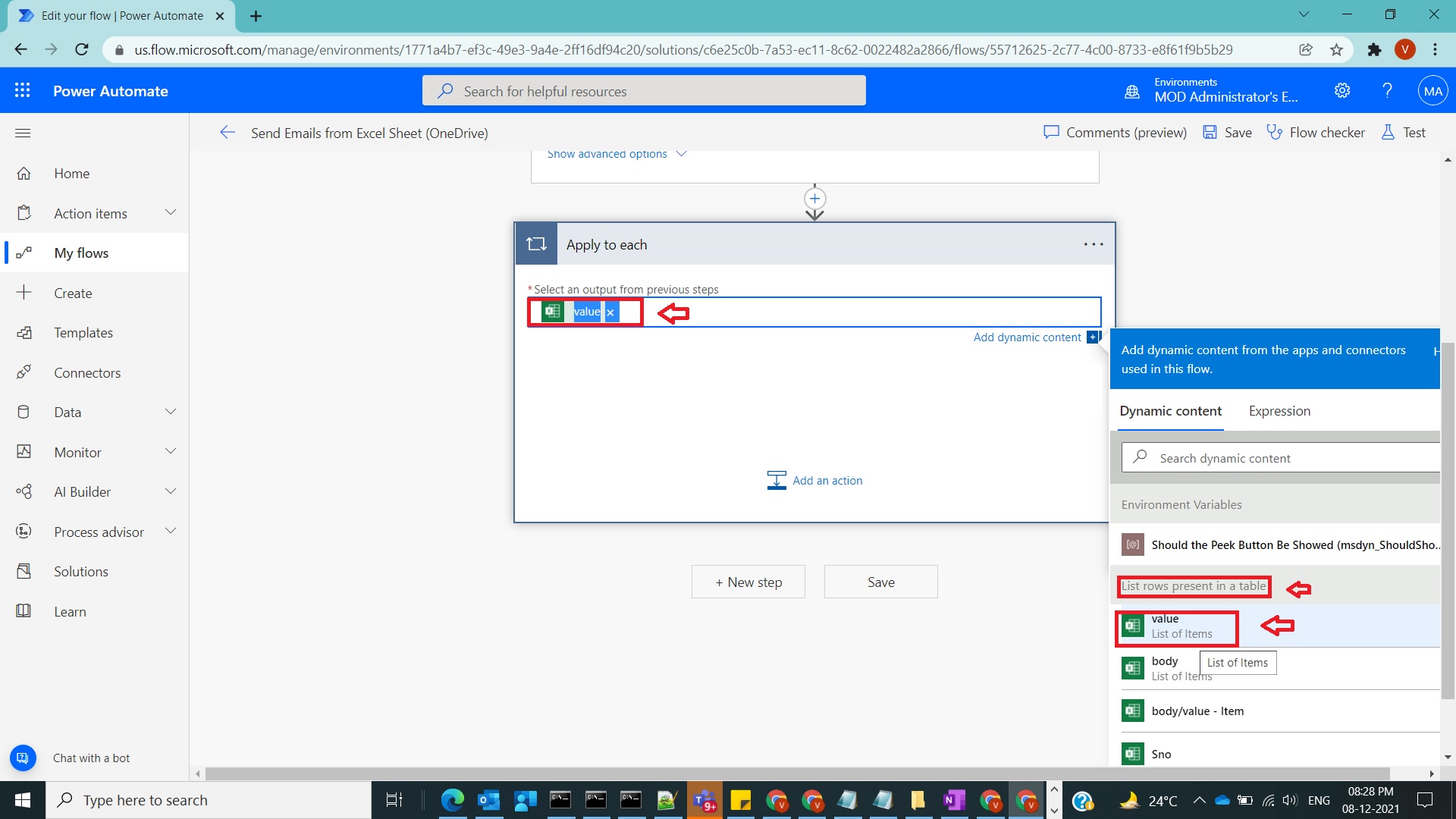 Power Automate Fundamentals # 37: Send Emails from Excel Sheet ...