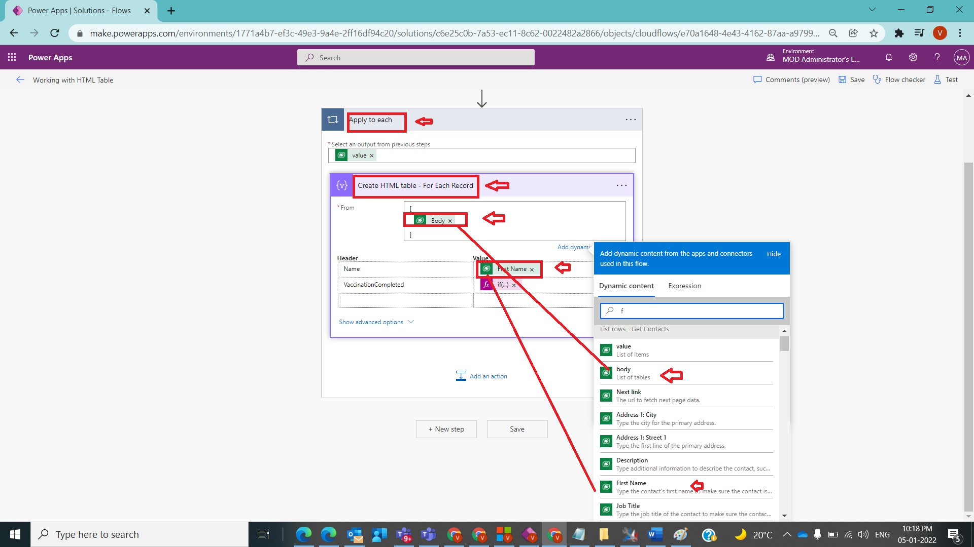 Power Automate Fundamentals # 45: Usage of HTML Table in Power Automate ...