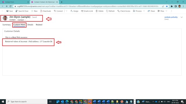 Back to Basics # 66: Working with a Html Webresource in Dynamics CRM – Common Man Tips for Power ...