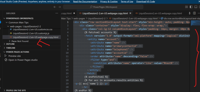 Power Pages Fundamentals #19: How to Use Liquid and FetchXML in Power ...