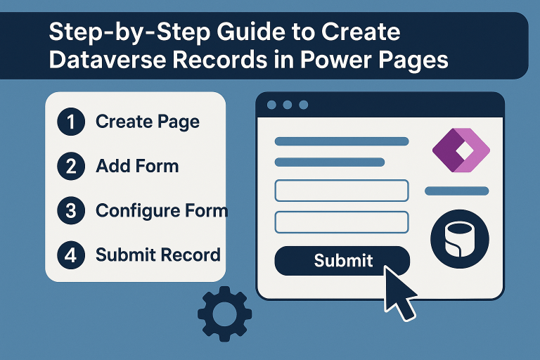 Power Pages Fundamentals #20: Step-by-Step Guide to Create Dataverse ...